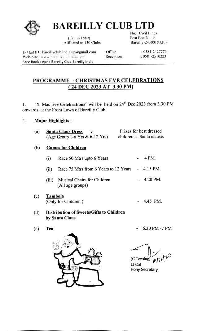 Bareilly Club Ltd. | Bareilly